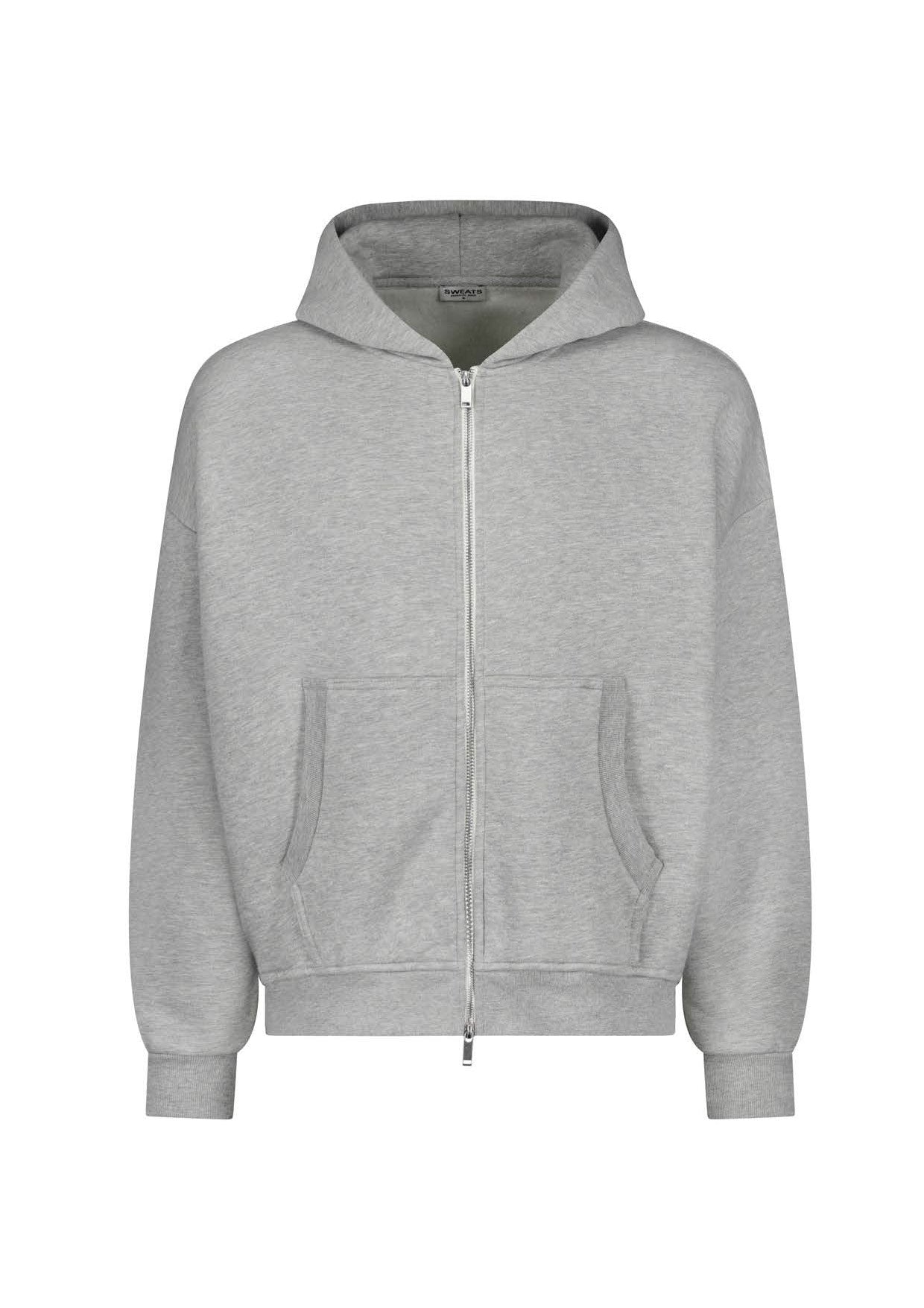 COZY ZIP UP - GREY