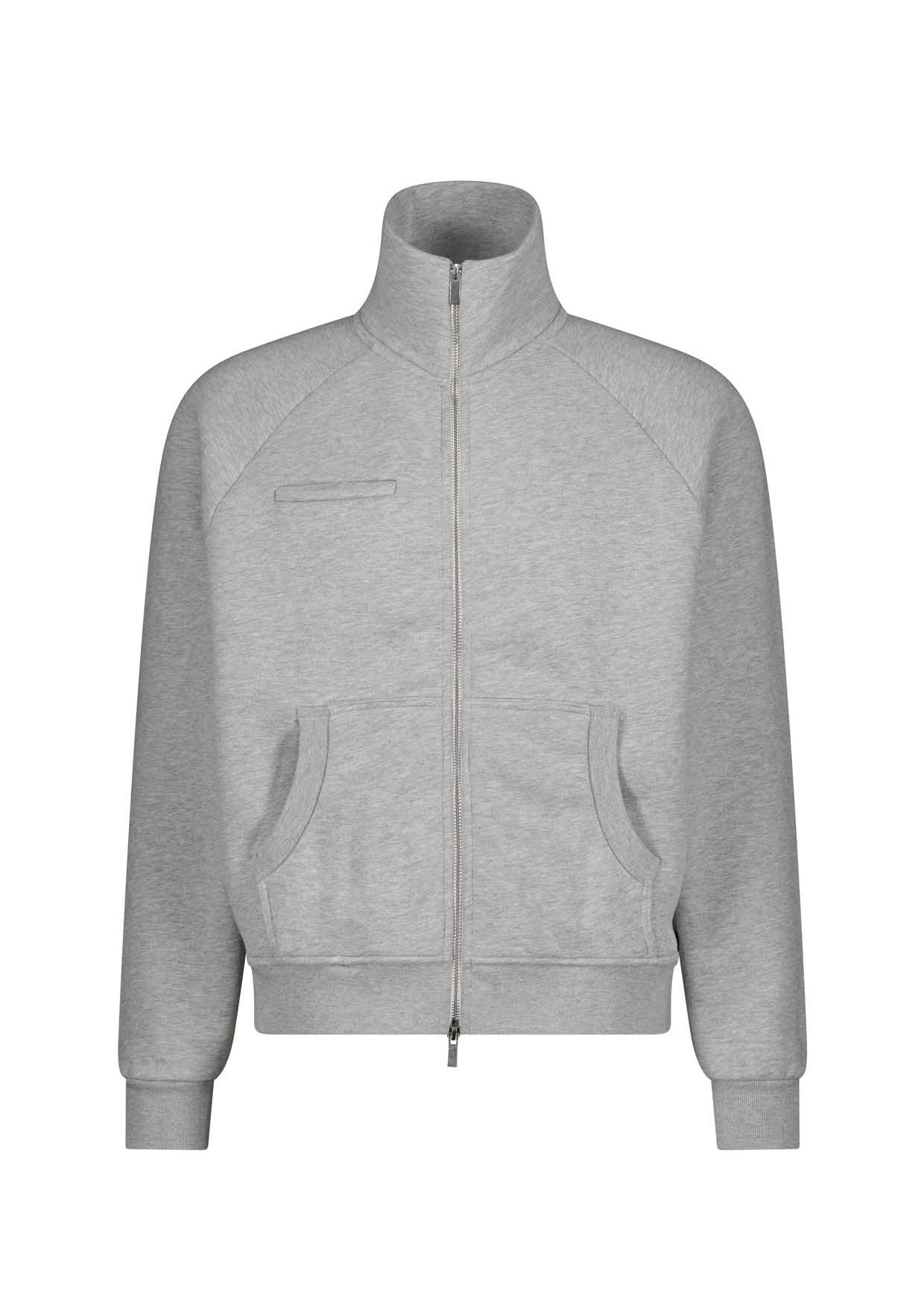 COZY TRACK JACKET - GREY