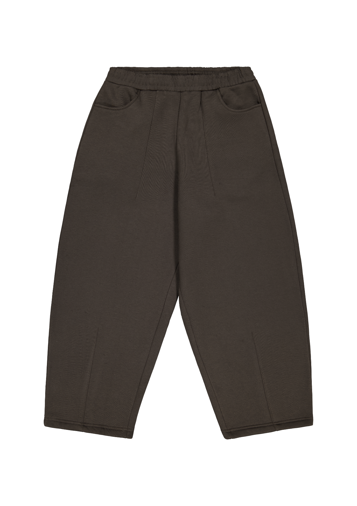 COZY STRAIGHT LEG SWEATS - BLACK