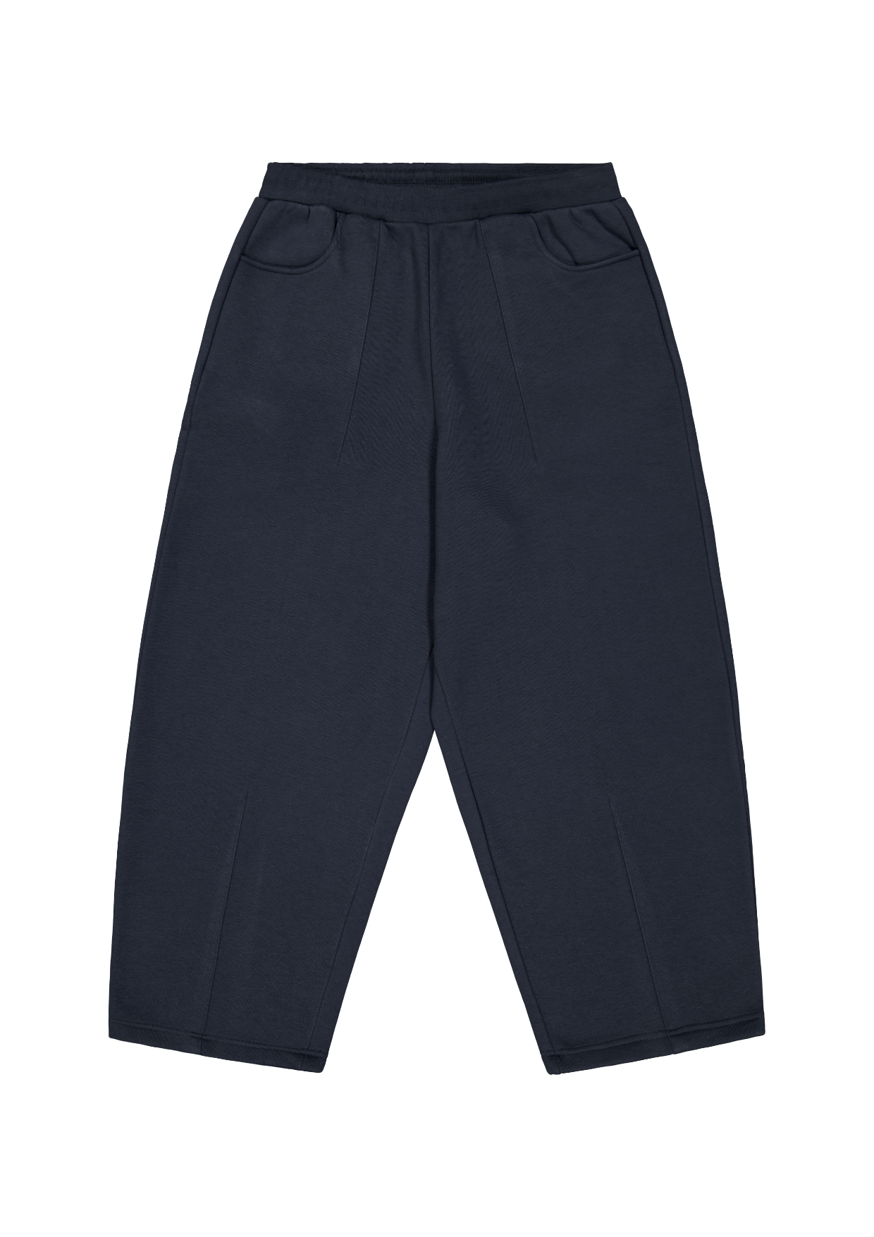 COZY STRAIGHT LEG SWEATS - BLACK