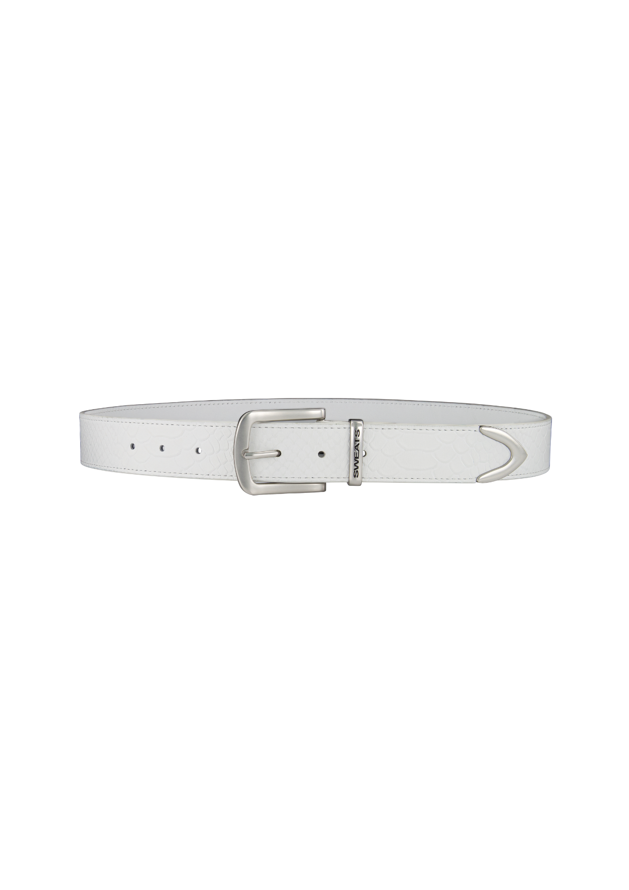 Green Snake Skin Leather Belt | Sweats Collective