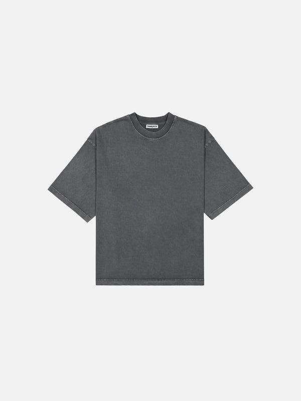 Signature Blank T Shirt Washed Grey | Sweats Collective